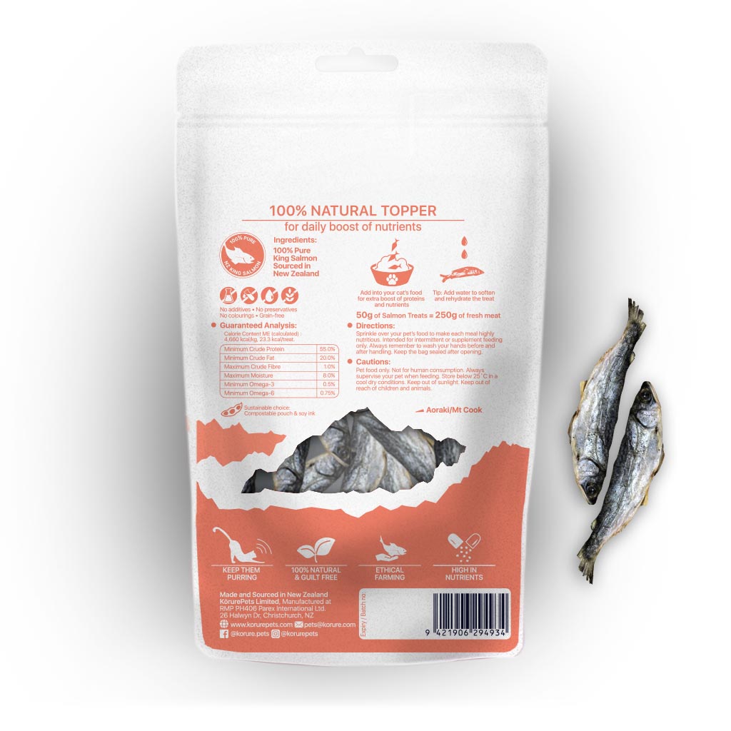 Cat Whole Salmon Topper – Korure Pets