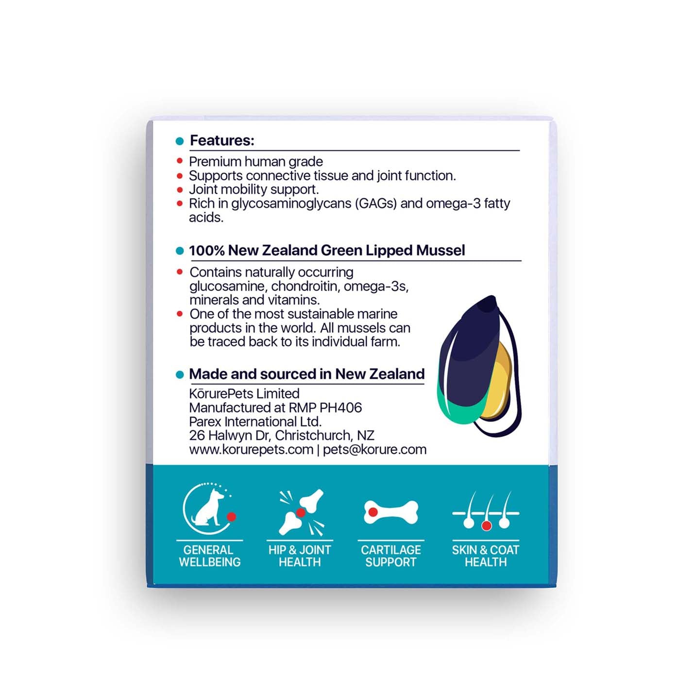 Dog NZ Green Lipped Mussel Powder – Korure Pets